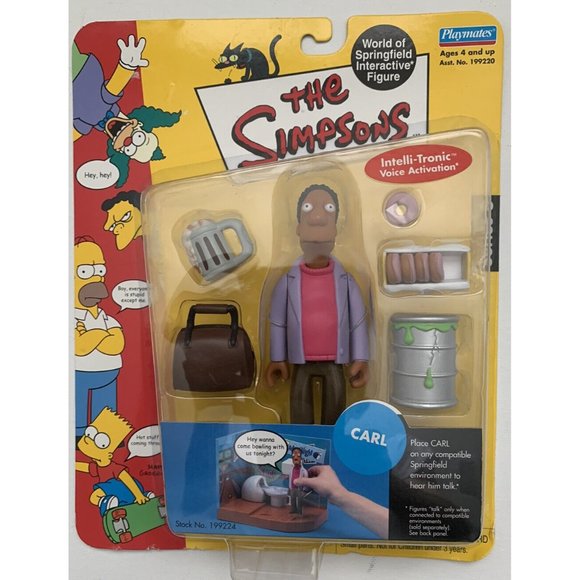 Playmates Toys | Toys | Playmates The Simpsons Carl Figure World Of ...